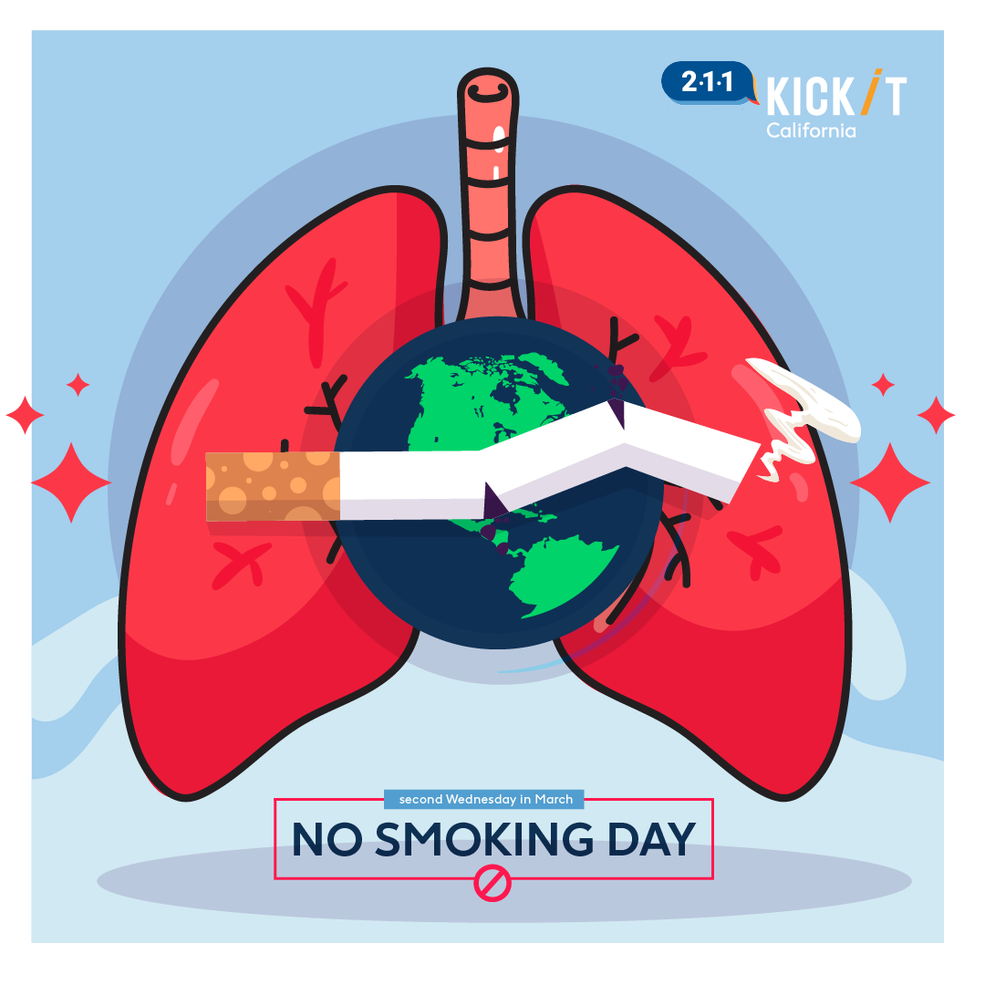 211 SM Posts - March | No Smoking Day – Kick It California