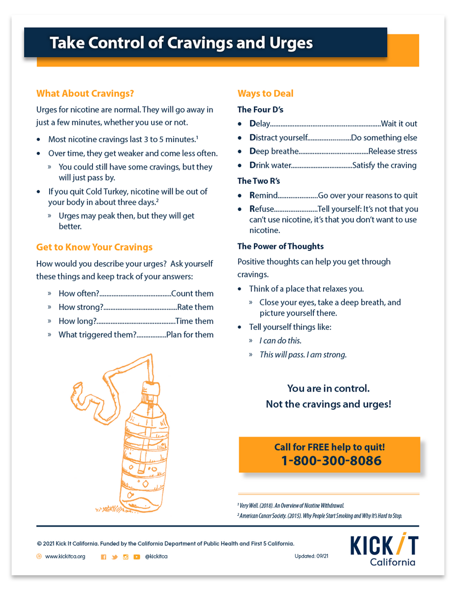 Take Control of Cravings and Urges – Kick It California