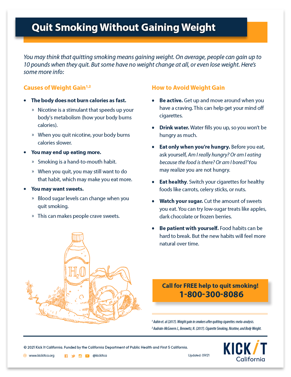 Quit Smoking Without Gaining Weight – Kick It California