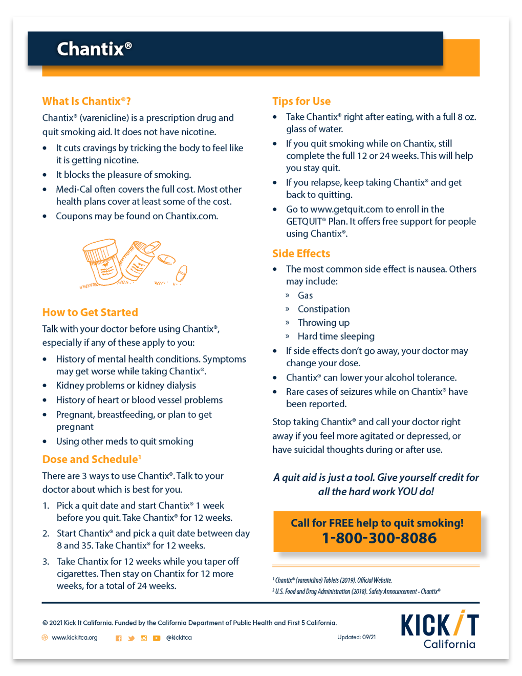 Chantix® – Kick It California